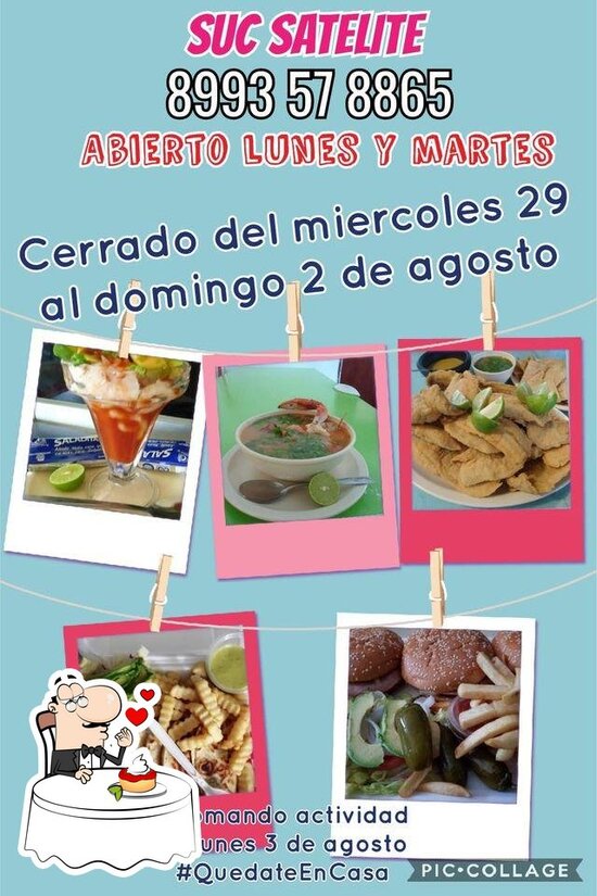 Menu at Pescados y Mariscos ALTAMAR restaurant, Matamoros