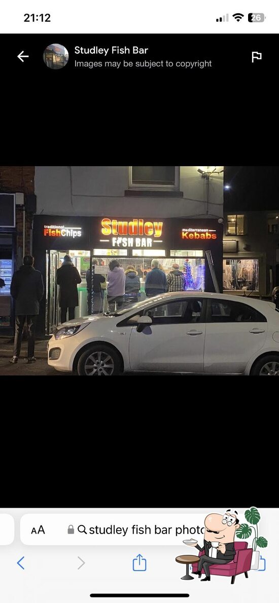 Studley Fish Bar, Studley - Restaurant menu, prices and reviews