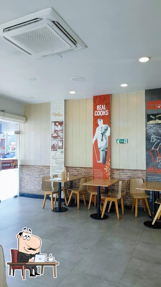 Menu at KFC restaurant, South Jakarta, Jl. RS. Fatmawati Raya