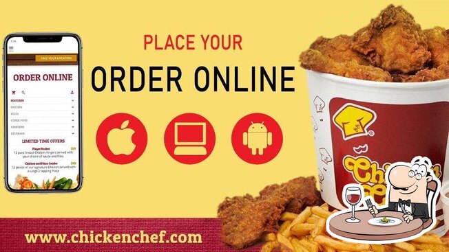 Menu at Chicken Chef restaurant, Virden