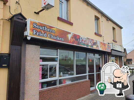 Menu at Ezio's fast food, Navan