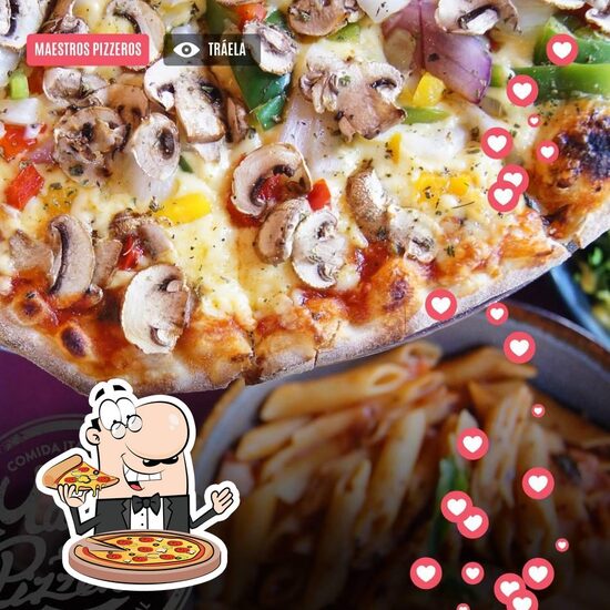 Carta de pizzería Maestros Pizzeros, Ciudad López Mateos