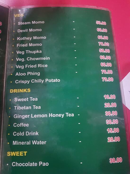 Menu at PING PONG RESTAURANT, Dehradun