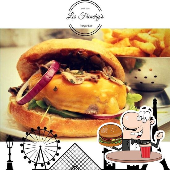 Menu at Les Frenchy's restaurant, Paris