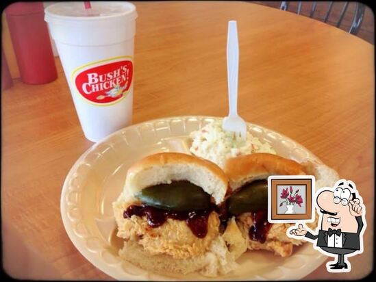 Menu at Bush's Chicken restaurant, Schertz, Roy Richard Dr