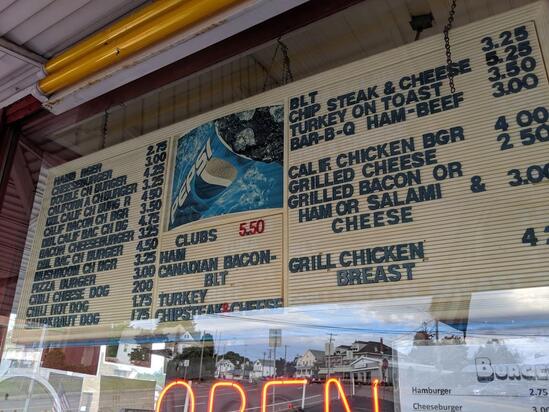 Menu at Valley Hi Food Drive-In fast food, West Hazleton