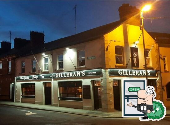Menu at Gilleran's pub & bar, Mullingar