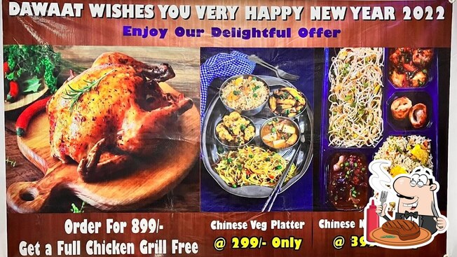 Menu at Hotel Daawat, Bengaluru