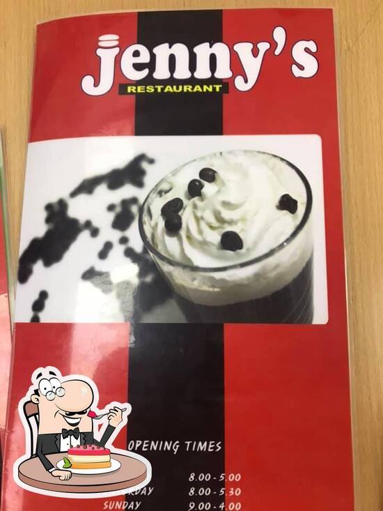 Menu at Jenny's Café & Restaurant, Wellingborough