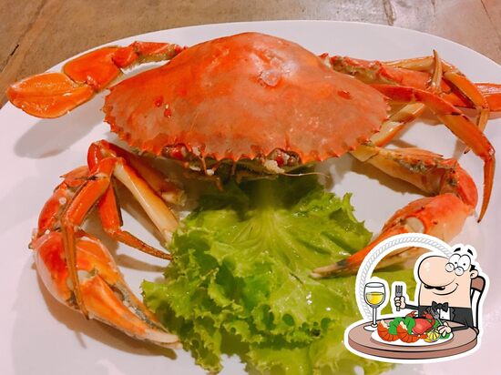Menu at P. Preecha Seafood restaurant, Thailand