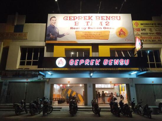 Menu at Geprek Bensu Batam 2 restaurant, Batam