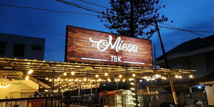 Menu at Mieso TBK restaurant, Batam