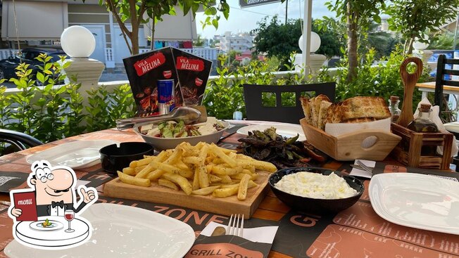 Menu au Grill Zone restaurant, Ksamil