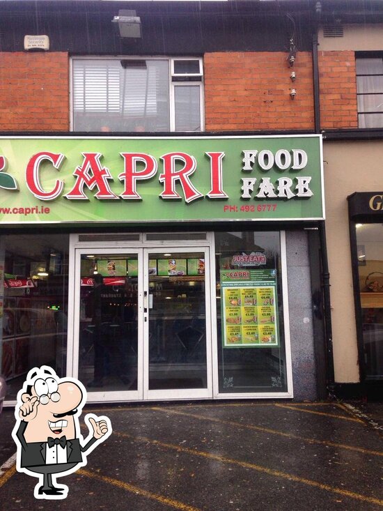 Menu at Capri fast food, Dublin, 40 Sundrive Rd