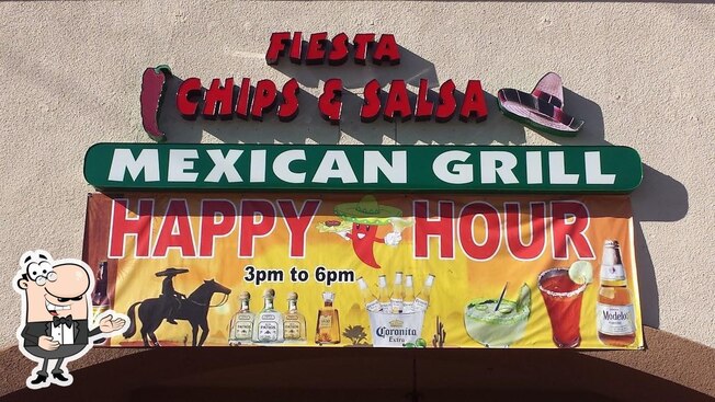 Menu at Fiesta Chips & Salsa restaurant, Las Vegas
