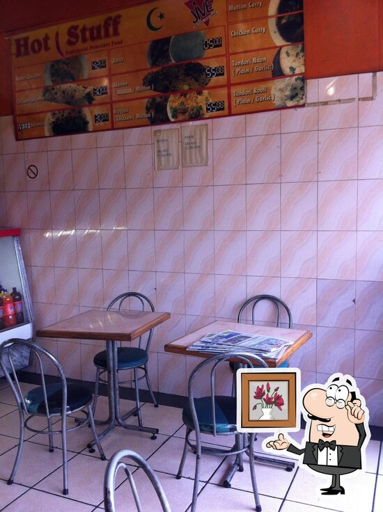 Menu at Hot Stuff restaurant, Cape Town, Carlton Rd