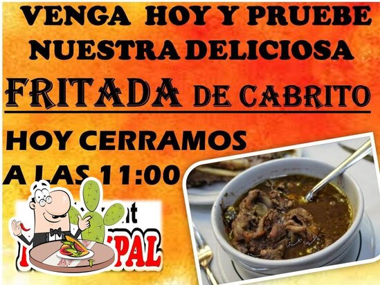 Carta de Restaurant "EL PRINCIPAL", Torreón
