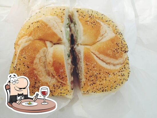 Menu at Bagel Basket Cafe, Commack