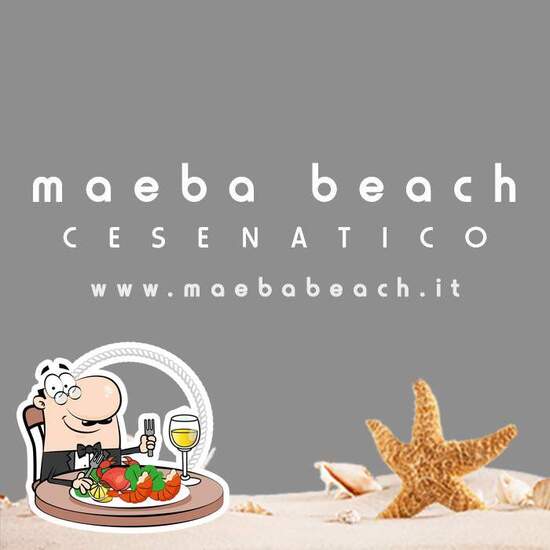 Menu da Maeba Beach Cesenatico ristorante, Cesenatico, Viale G. Carducci