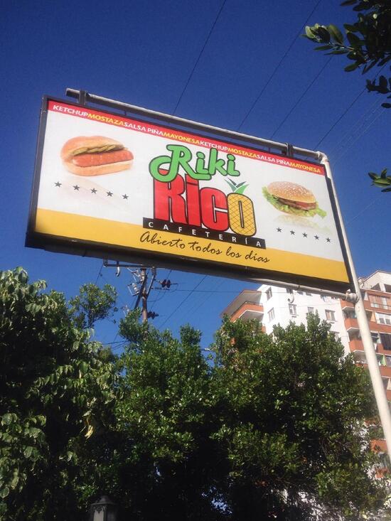 Menu at Riki Riko pub & bar, Havana
