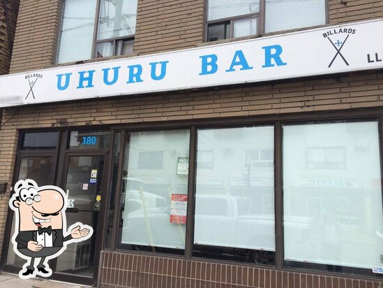 Menu at Uhuru Bar, Toronto