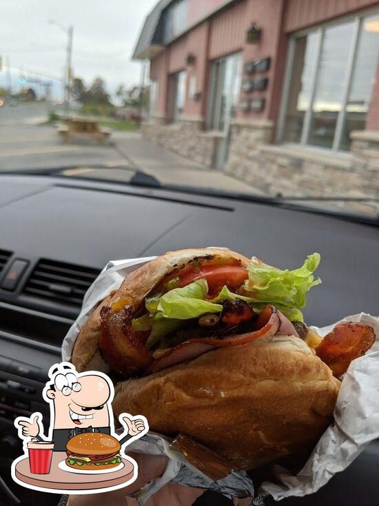 Menu at Mr Burger restaurant, Oshawa, 314 Bloor St W