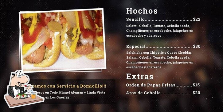 Carta del pub y bar El Talayote Grill Food, Ciudad Miguel Alemán
