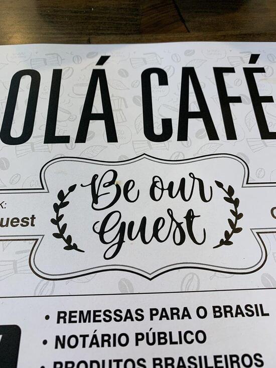 Menu at Ola Cafe, Hillside