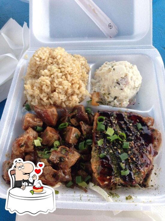 Menu at Poke Stop restaurant, Waipahu