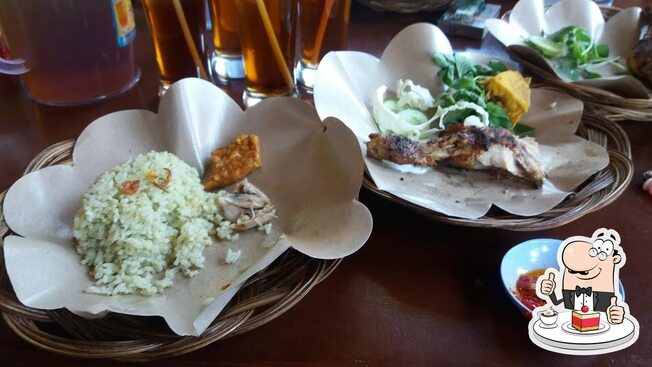 Menu at Lesehan Ayamku restaurant, Karangtengah