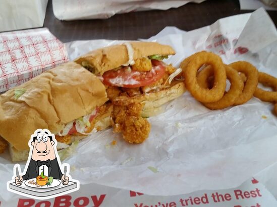 Menu at Mr. Po-Boy fast food, Houma, 860 Grand Caillou Rd