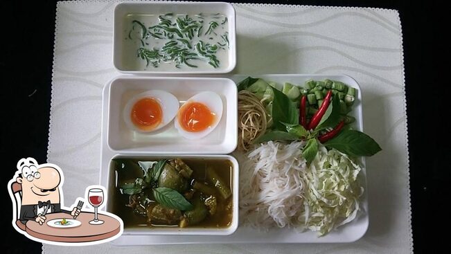 Menu at ครัวหลานคุณปิ่น restaurant, Tha Kham