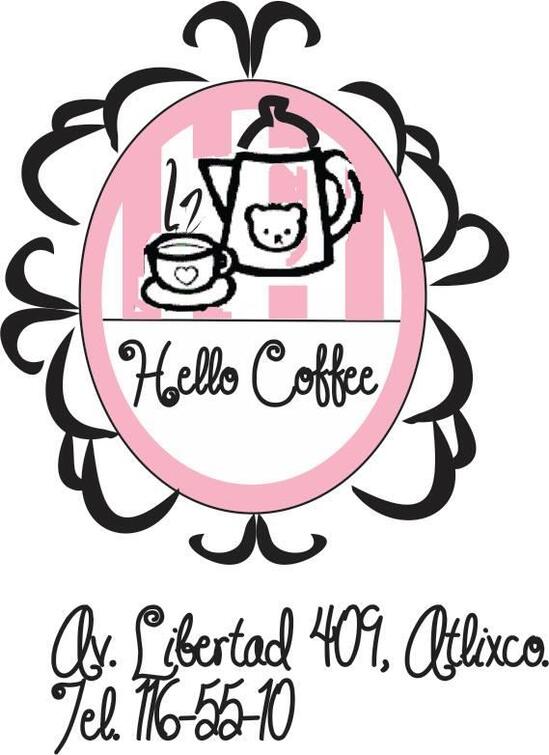 Menu at Hello Coffee, Mexico
