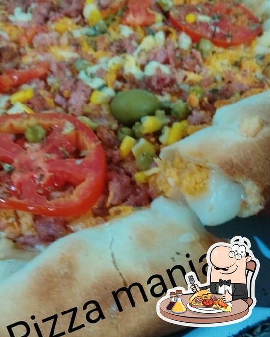 Menu at Pizza Mania restaurant, Penedo