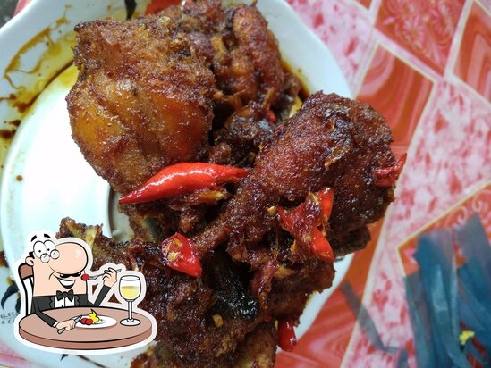 Menu at Ampera Citra Minang restaurant, Pekanbaru