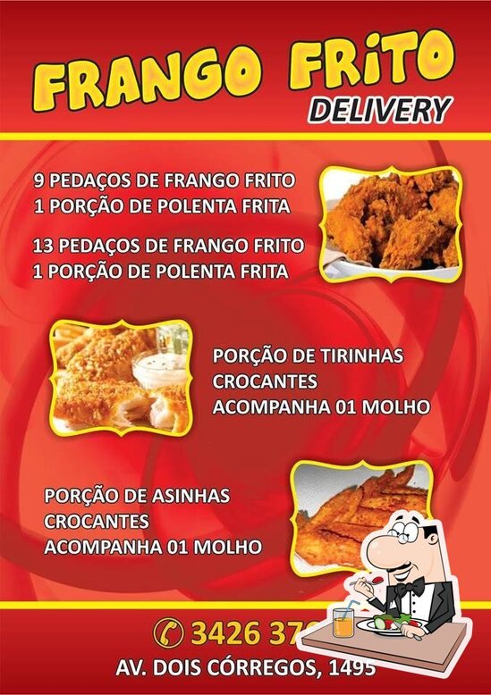 Menu em Frango Frito Delivery restaurante, Piracicaba