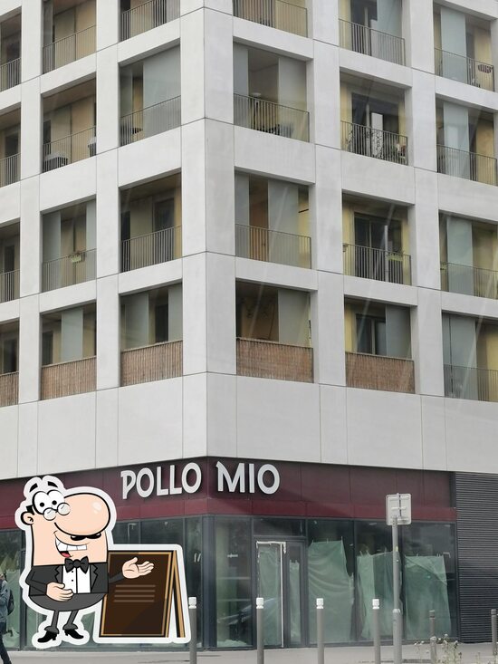 Menu at Pollo Mio restaurant, Nanterre