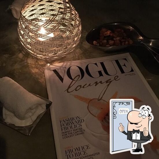 Menu at Vogue Lounge pub & bar, Bangkok