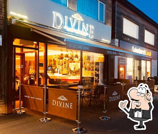 Menu at Divine restaurant, Solihull