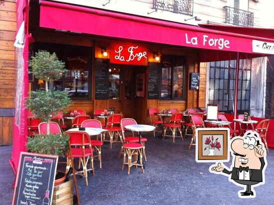 Menu at La Forge restaurant, Paris, 63 Bd de Vaugirard