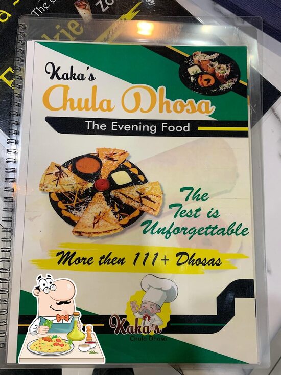 Menu at KAKA'S CHULA DHOSA, Himmatnagar