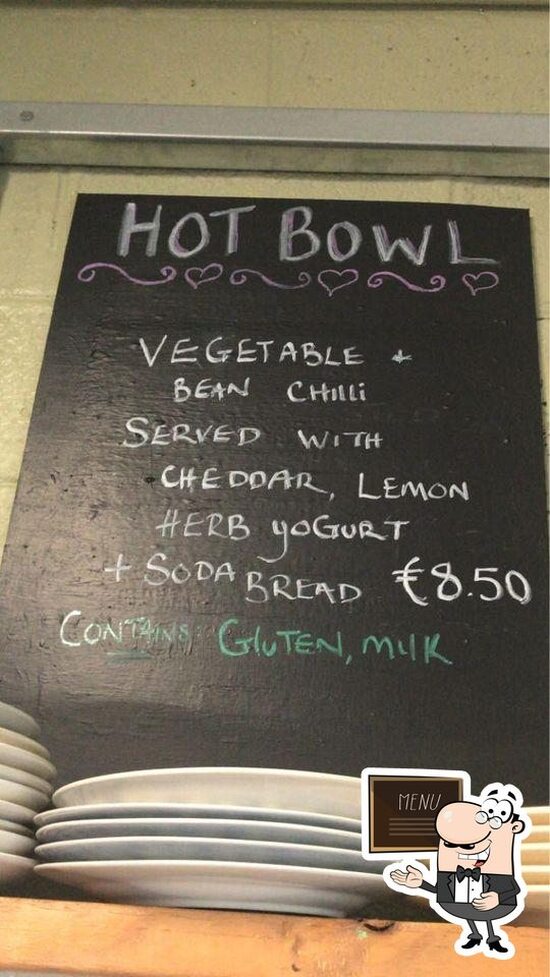 Menu at The Larder cafe, Ballyvaughan