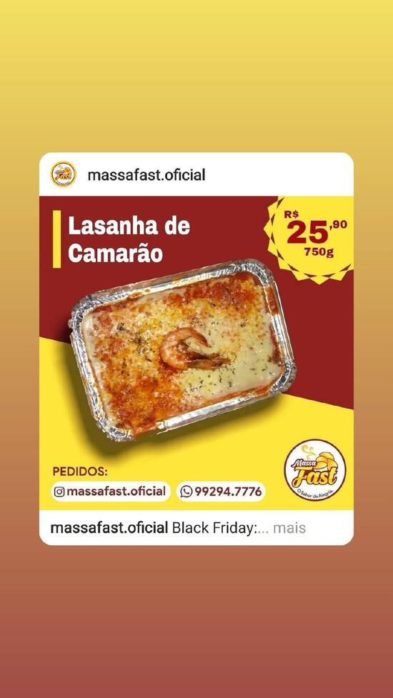 Carta del restaurante Massa Fast - O Sabor da Alegria, Fortaleza