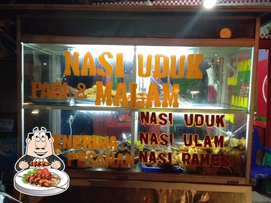 Menu at Nasi Uduk Malam dan Nasi Ulam Bude restaurant, East Jakarta