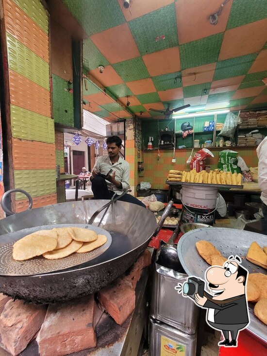 Menu at Ram Darbar Kachori Bhandar, Delhi