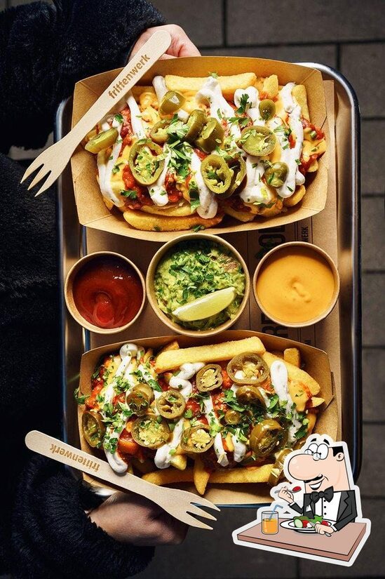 Speisekarte von Frittenwerk Karlsruhe fast Food, Karlsruhe