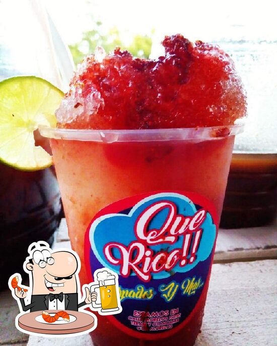 Menu at Que Rico Raspados restaurant, Ciudad Obregón