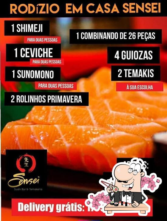 Sensei Sushi Bar & Restaurante, Olímpia - Menu do restaurante, preços e ...