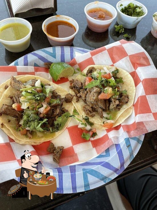 Menu at The Real Taco restaurant, Bixby