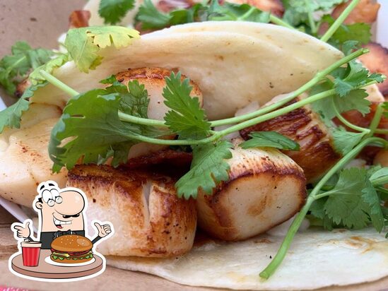 Menu at Alaska Weathervane Scallop Food Truck, Tacoma